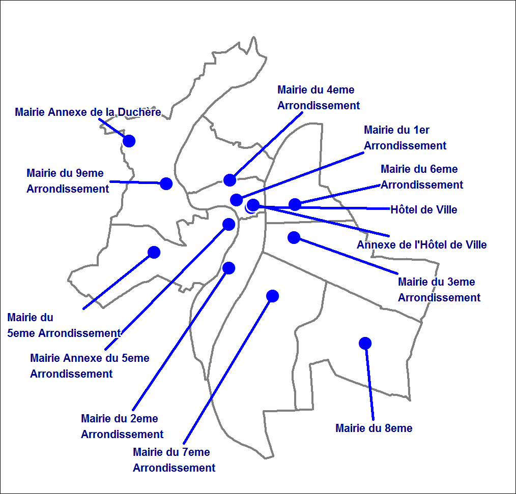 Communes de la Métropole de Lyon (2014-2023) - DataGrandLyon