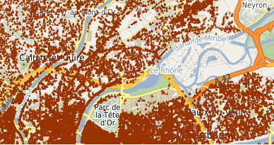 Population annuelle par communes de la Métropole de Lyon - DataGrandLyon