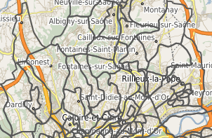 Population annuelle par communes de la Métropole de Lyon - DataGrandLyon