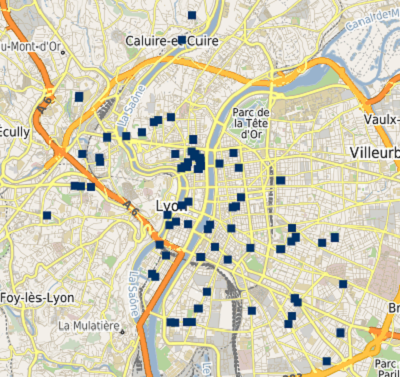 Population annuelle par communes de la Métropole de Lyon - DataGrandLyon